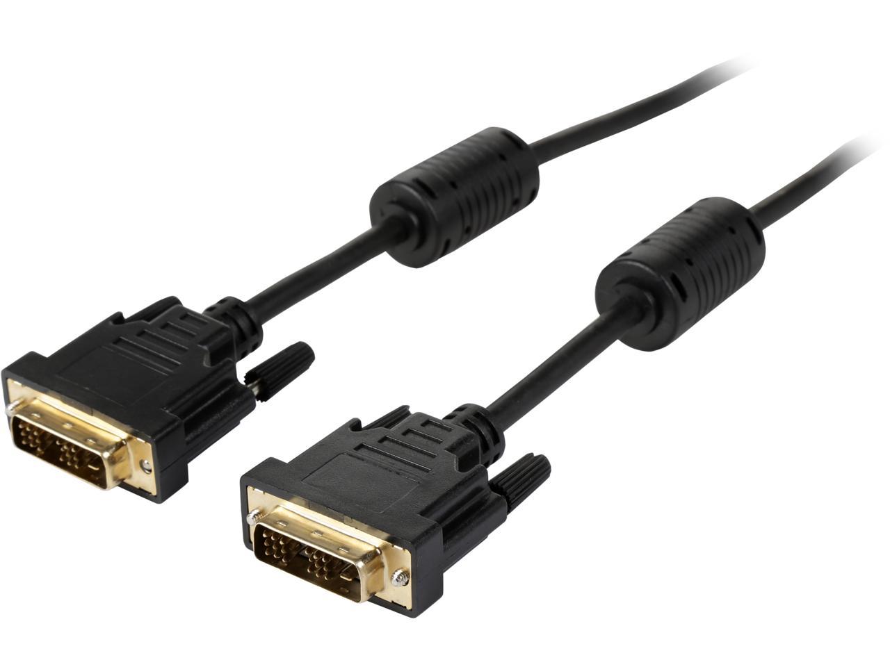 Tripp Lite P561-003 Black DVI-D to DVI-D Male to Male Black & White DVI ...