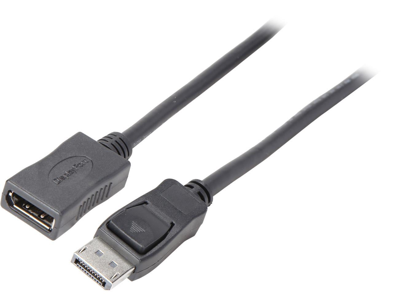 Tripp Lite P579-015 15 ft. Black DisplayPort Extension Cable with Latch ...