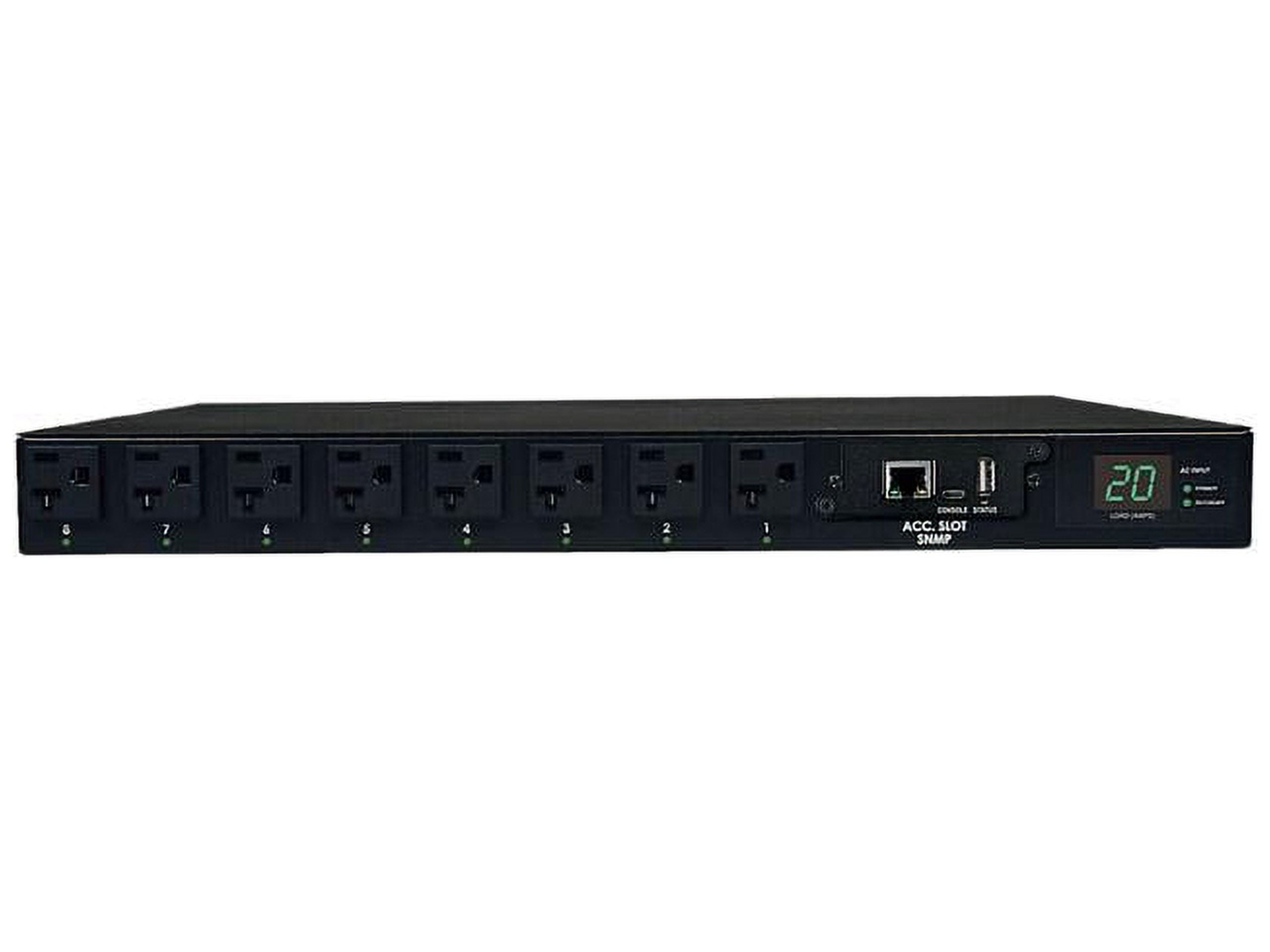 Tripp Lite 1900W Switched PDU, Single Phase ATS with LX Platform, 120V ...