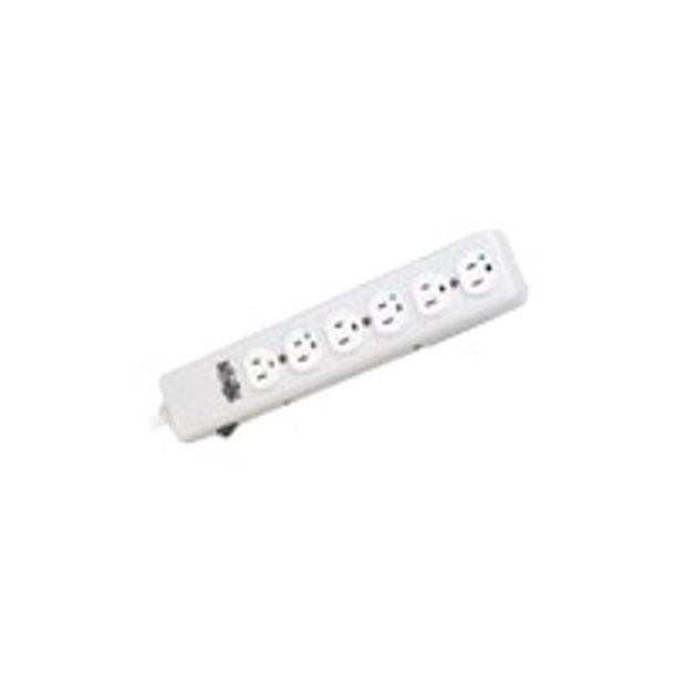 Tripp Lite Power Strip for Nonpatient Care Areas, 6 Outlets, 6 ft Cord ...
