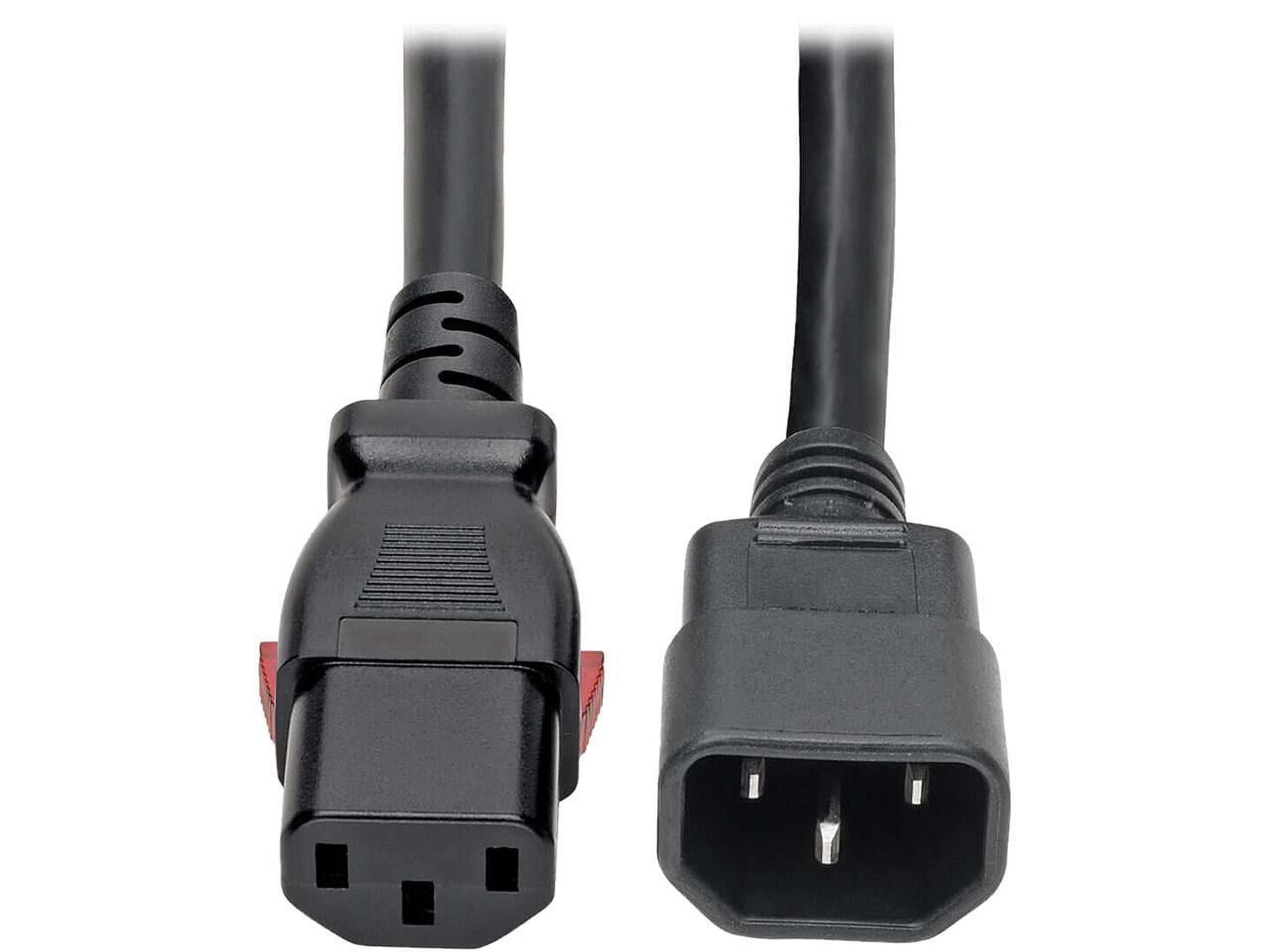 Eaton Tripp Lite Series Heavy-Duty PDU Power Cord, Locking C13 to C14 - 15A, 250V, 14 AWG, 6 ft ...