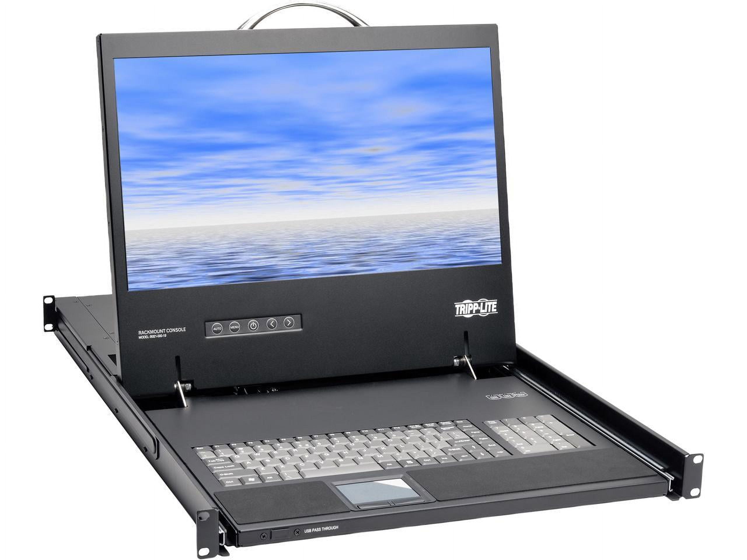 Tripp Lite 1U Rack-Mount Console with 19" LCD, DVI or VGA, TAA (B021 ...