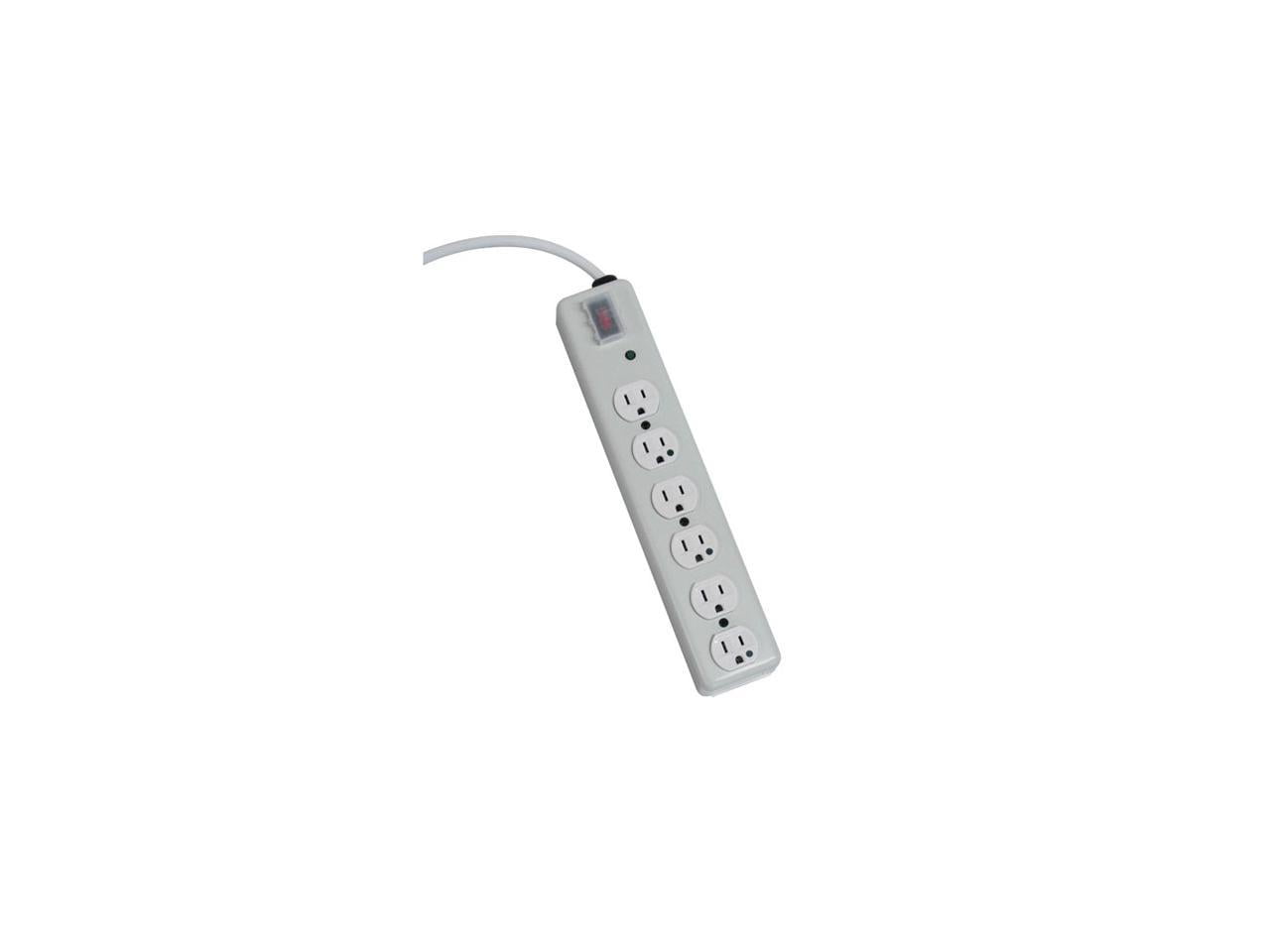 Tripp Lite Surge Protector Power Strip Medical Hospital Metal 6 Outlet ...