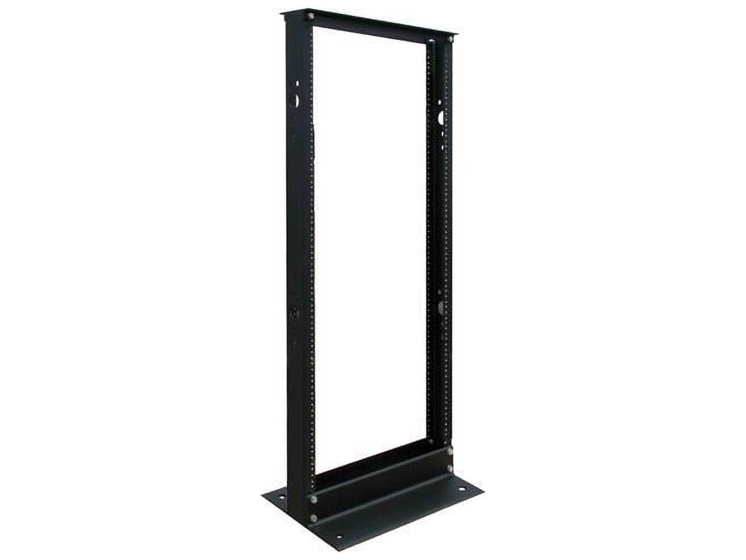 25U 2 POST OPEN FRAME RACK SERVER CABINET TOOLLESS MOUNT 800LB ...