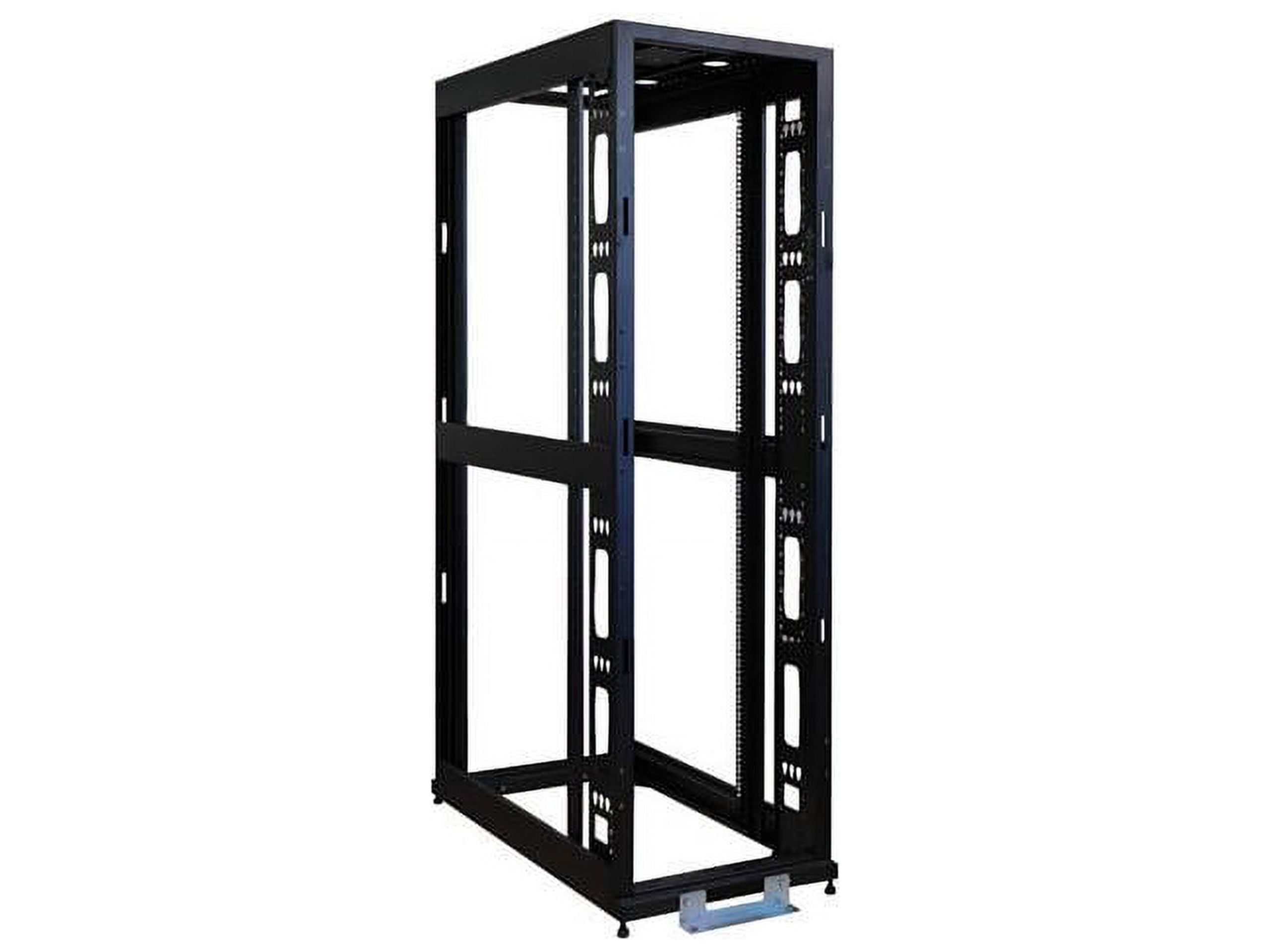 42U 4 POST OPEN FRAME RACK SERVER CABINET NO DOOR/SIDES 3000LB ...