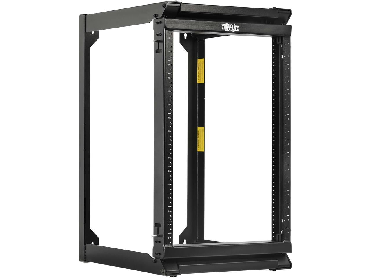 Tripp Lite SRWO16US Wallmount Open Frame Rack 16U 2-Post Hinged Front ...