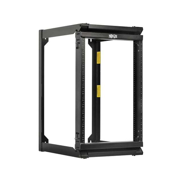 Tripp Lite SRWO16US Wallmount Open Frame Rack 16U 2-Post Hinged Front ...