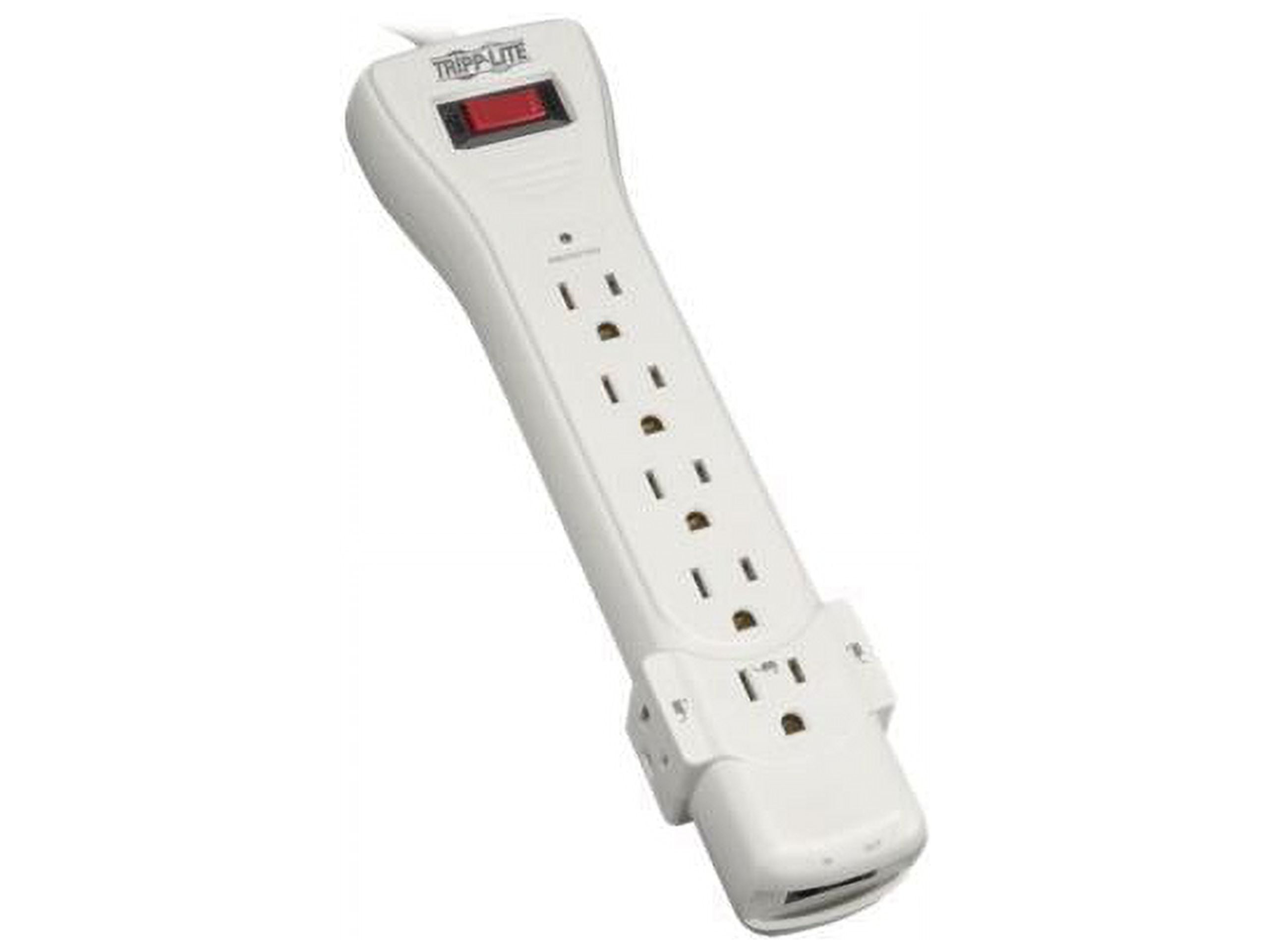 Tripp Lite SUPER6TEL12 7-Outlet Surge Protector (12ft Cord, 1270 Joules ...