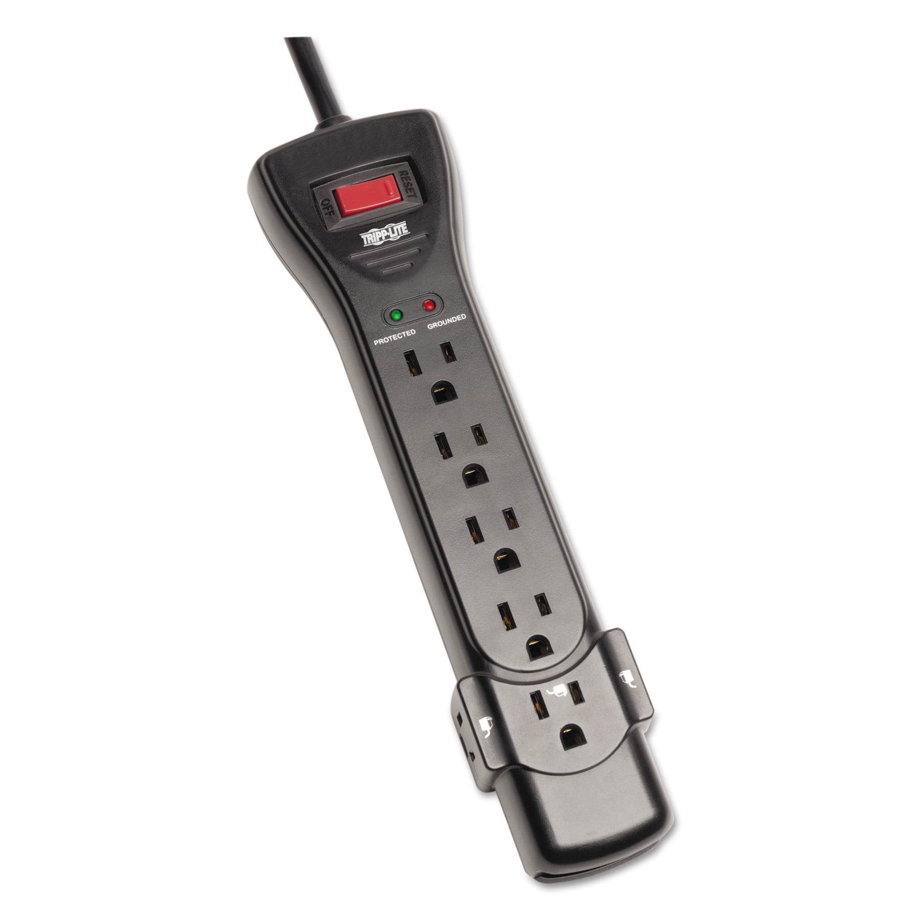 Tripp Lite SUPER7B 7-Outlet, 7ft cord, Surge Protector - Walmart.com