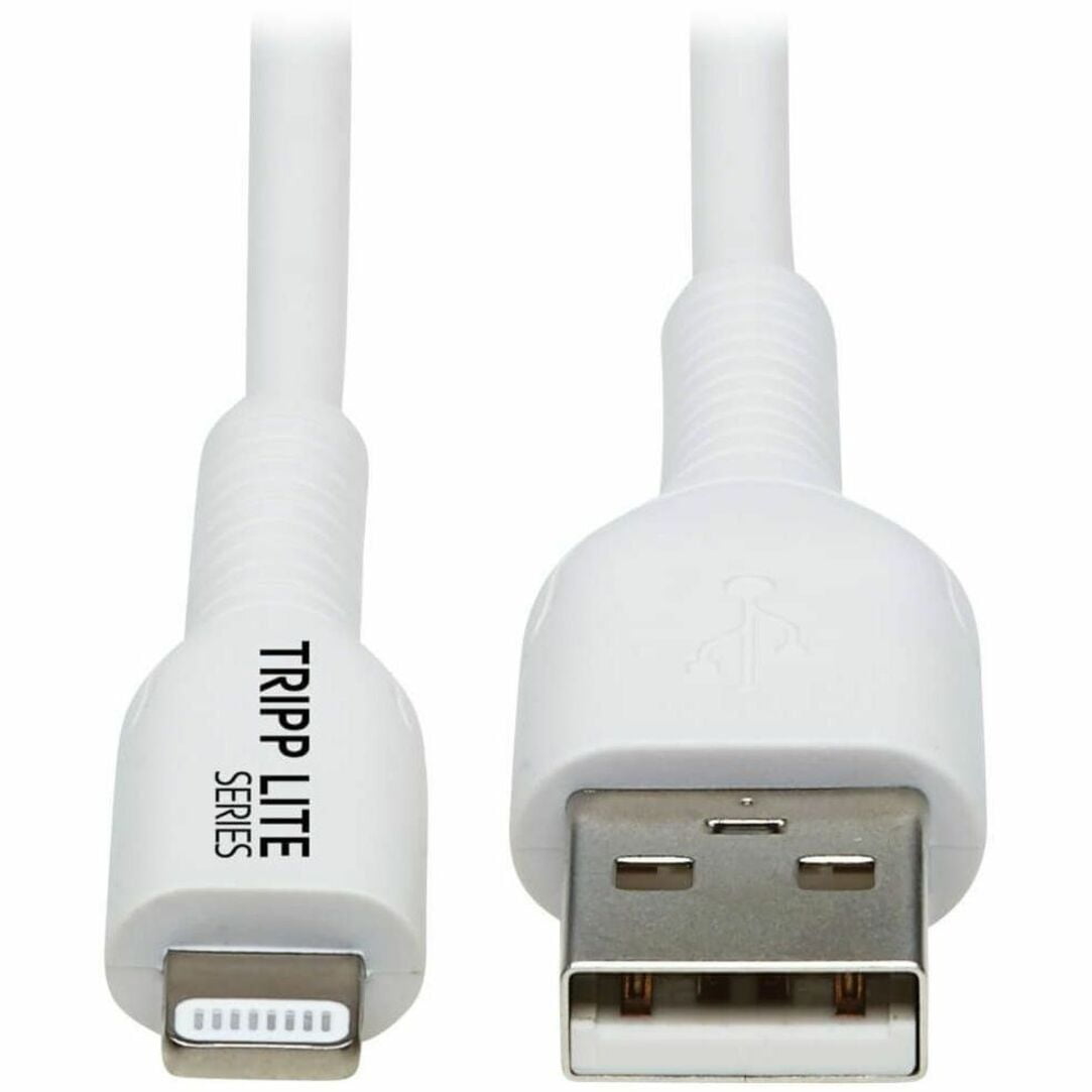 Tripp Lite Safe-IT USB-A to Lightning Sync/Charge Cable Antibacterial ...