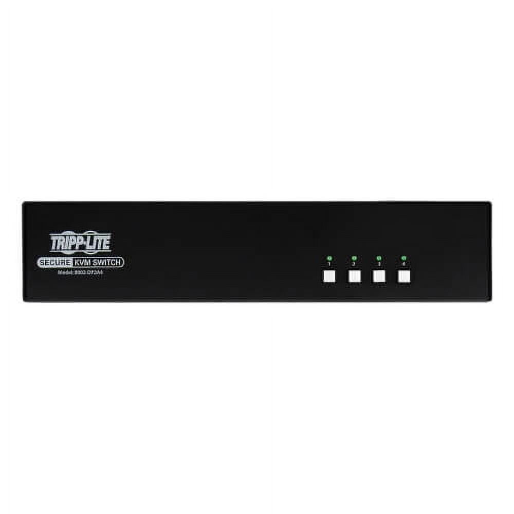 Tripp Lite Secure 4 Port KVM Switch, DisplayPort to DisplayPort, Dual ...
