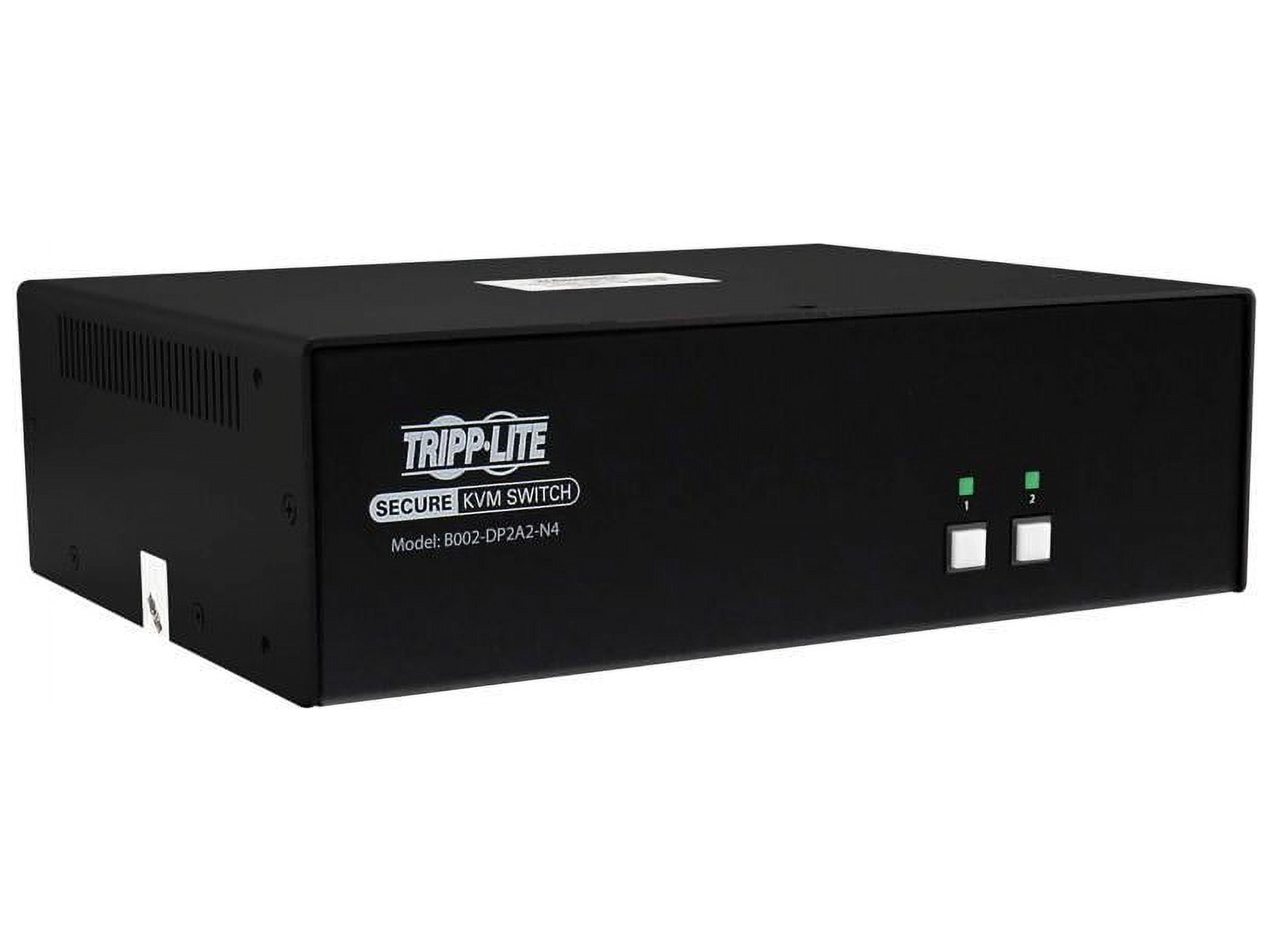 Tripp Lite Secure KVM Switch - 2-Port - Dual Head - DisplayPort to ...
