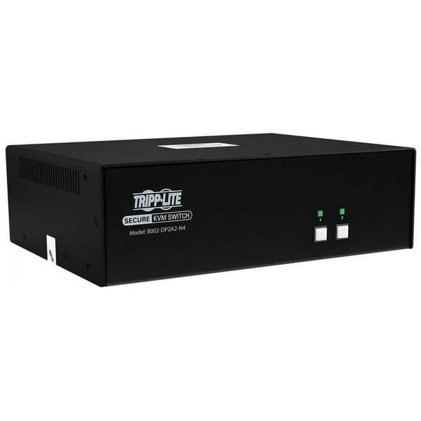 Tripp Lite Secure KVM Switch - 2-Port - Dual Head - DisplayPort to ...