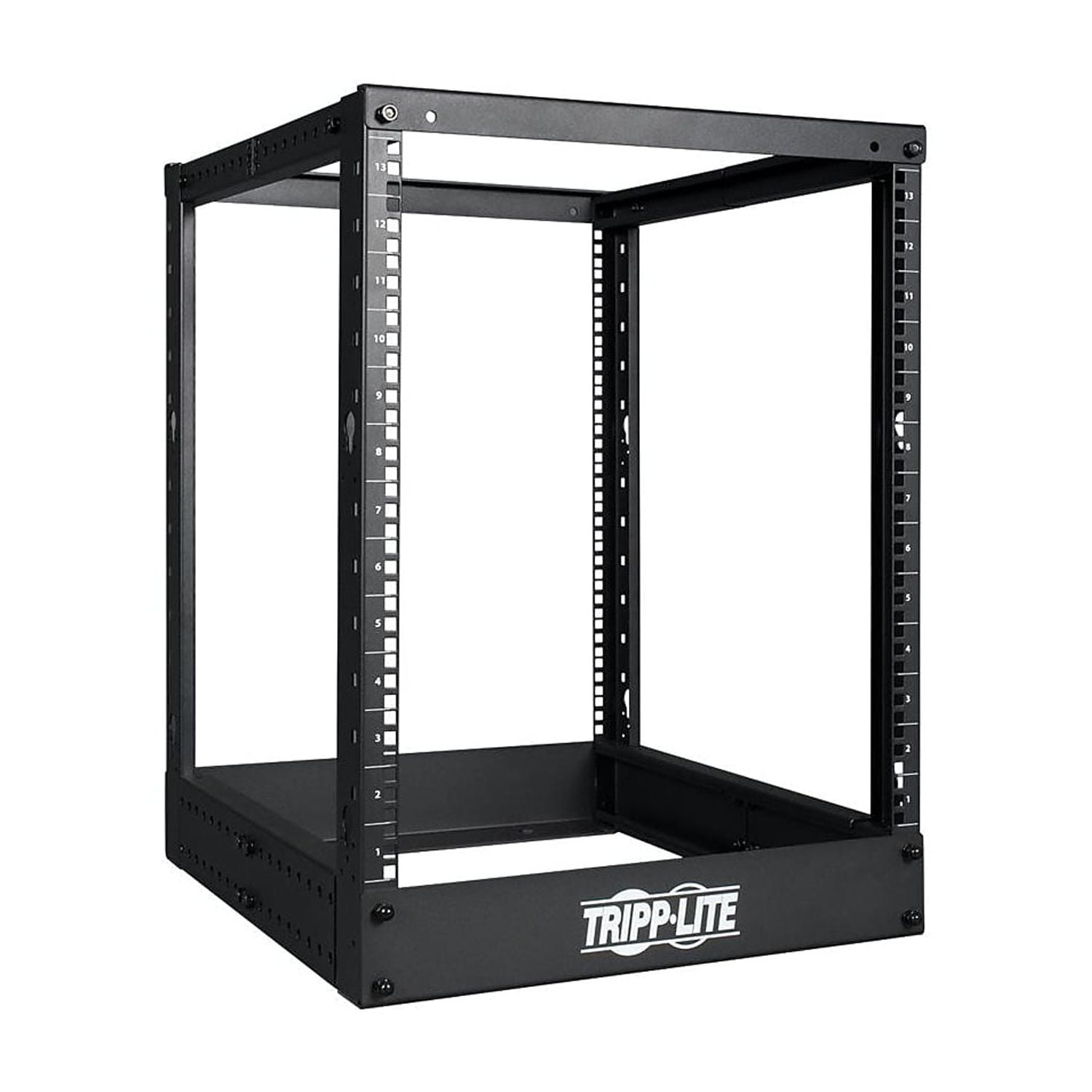 Tripp Lite 13U 4-Post Open Frame Rack Cabinet Square Holes 1000lb ...