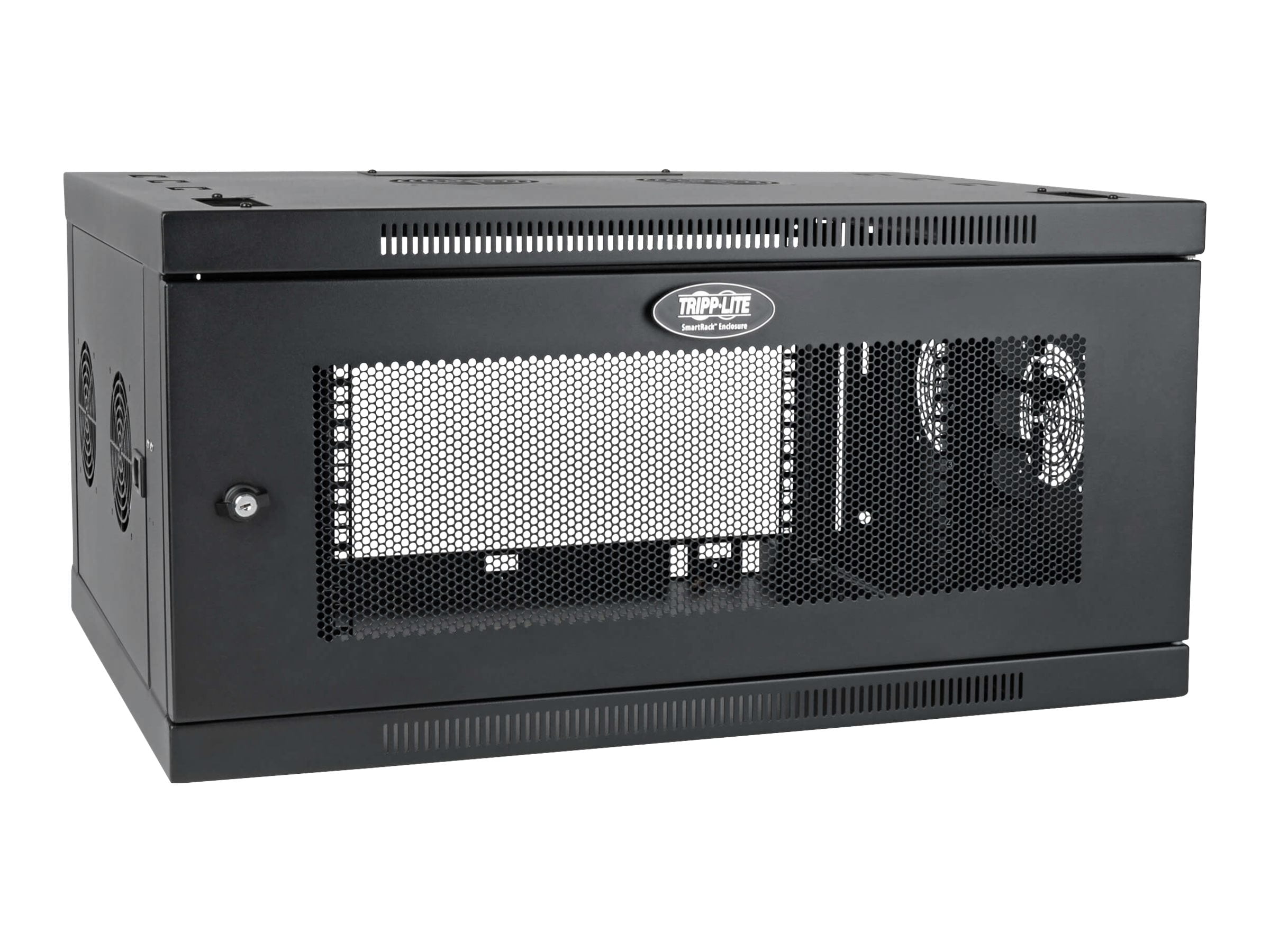 Tripp Lite SmartRack 6U Low-Profile Switch-Depth-Plus Wall-Mount Rack ...