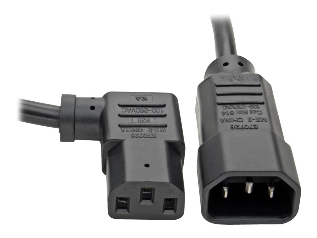 Tripp Lite Standard Computer Power Extension Cord 10A, 18AWG (IEC-320 ...