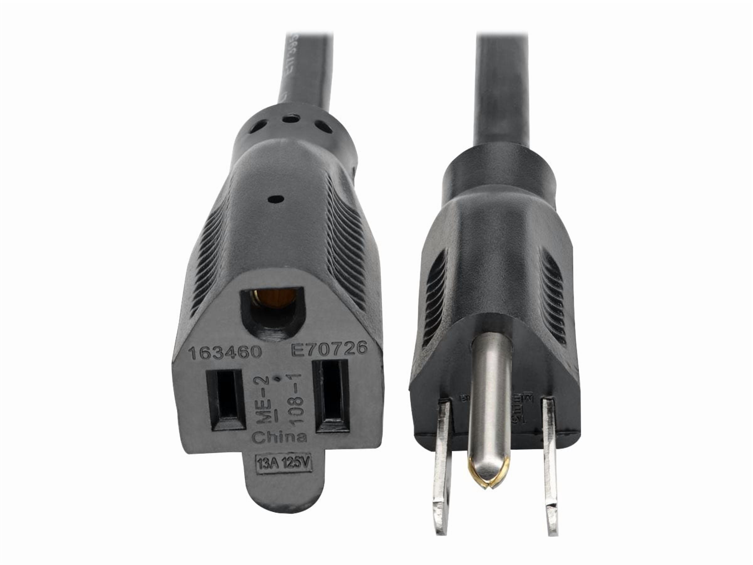 Tripp Lite 15ft Standard Power Extension Cord (NEMA 5-15P to NEMA 5-15R ...