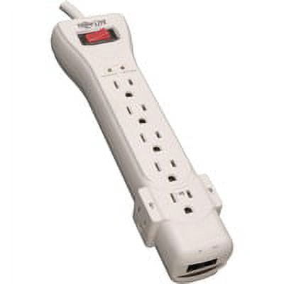 Tripp Lite Surge Protector Power Strip 120V 7 Outlet RJ11 15' Cord 2520 ...