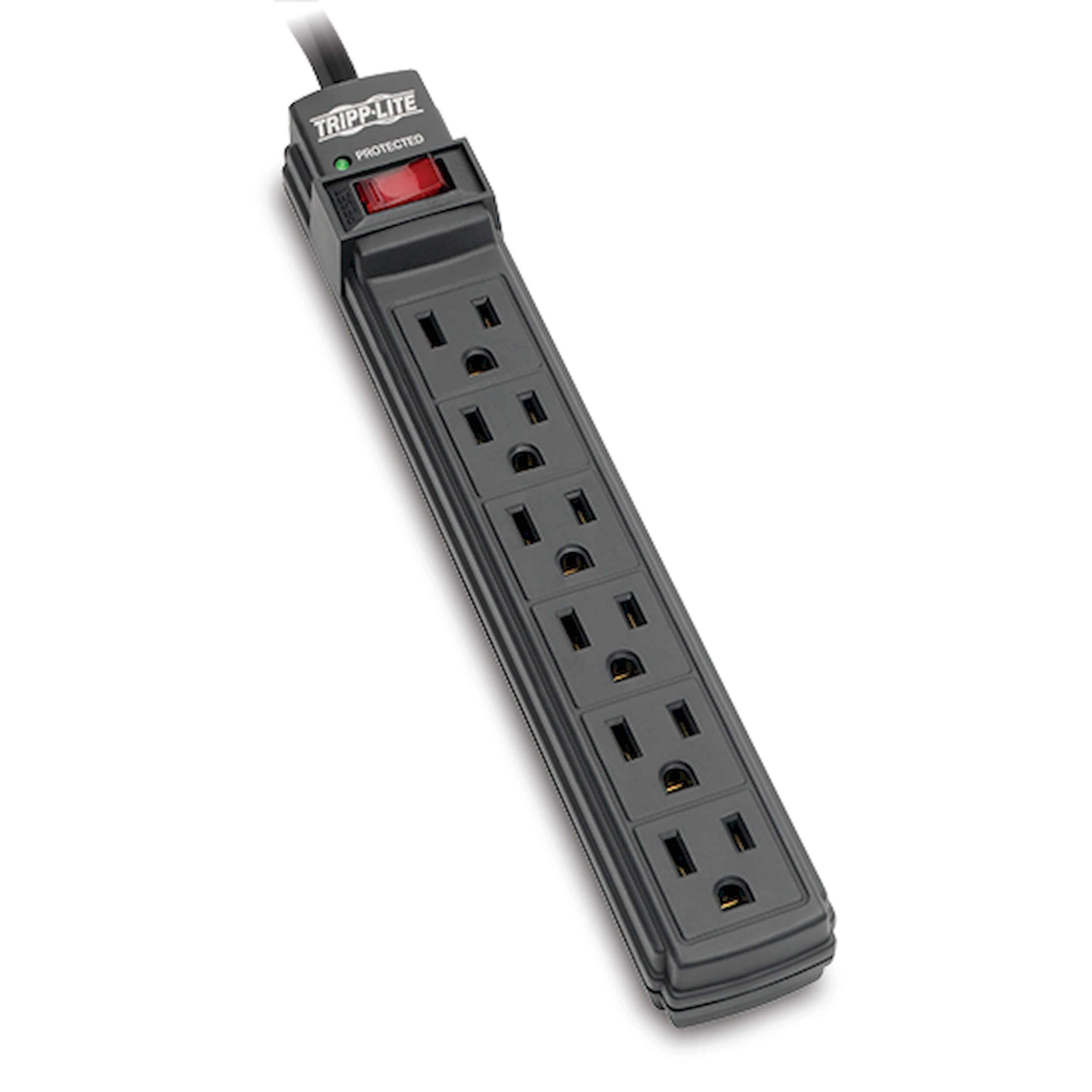 Tripp Lite TLP6B 6-Outlet, 6ft. cord Surge Protector - Walmart.com