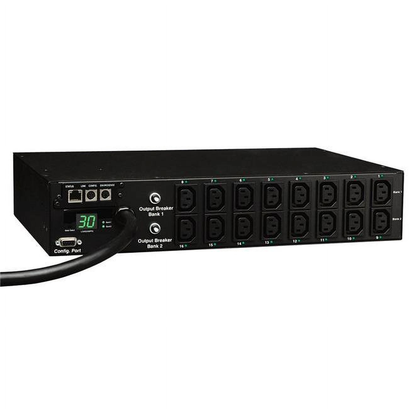 Tripp Lite TRL-PDUMH30HVNET PDU Switched 208V-240V 30A C13 16 Outlet L6 ...