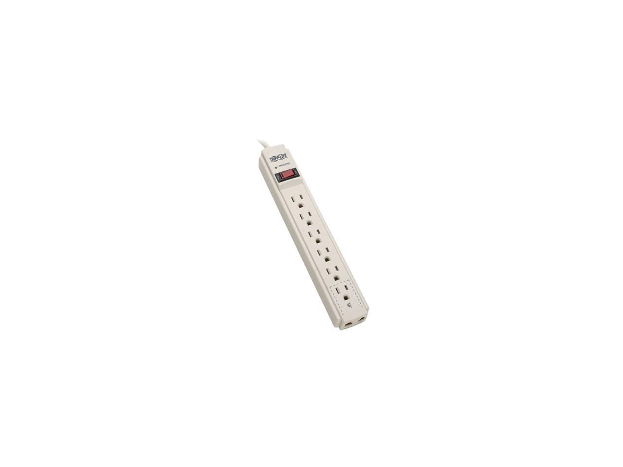 Tripp Lite, TRPTLP604TEL, AC/Phone Line Surge Suppressor, 1 Each ...