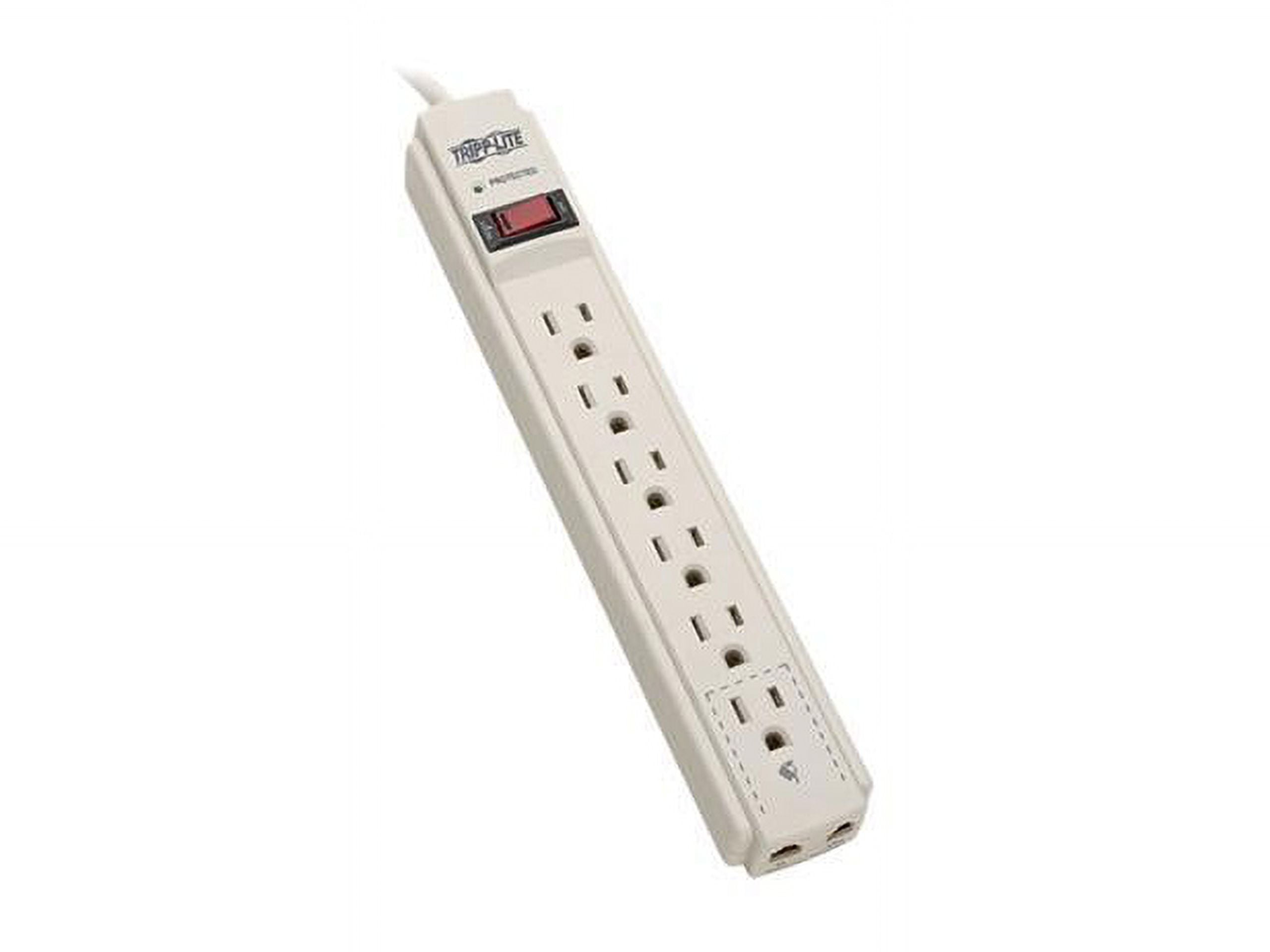 Tripp Lite Power Supply Protector, 6 Outlet AC/Phone Line Surge ...