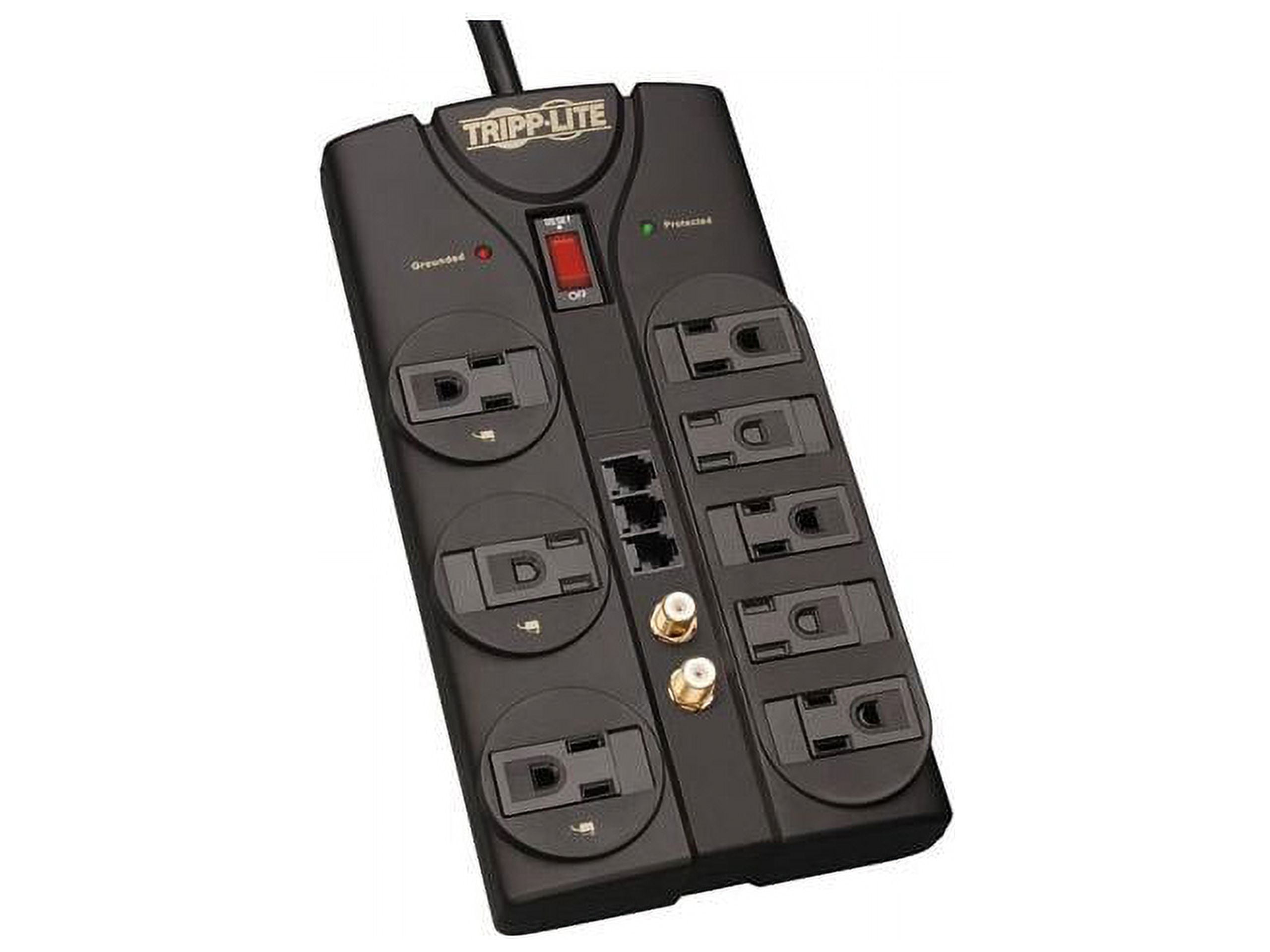 Free Shipping! Tripp Lite Tlp808teltv 8-outlet Surge Protector (2,160 ...