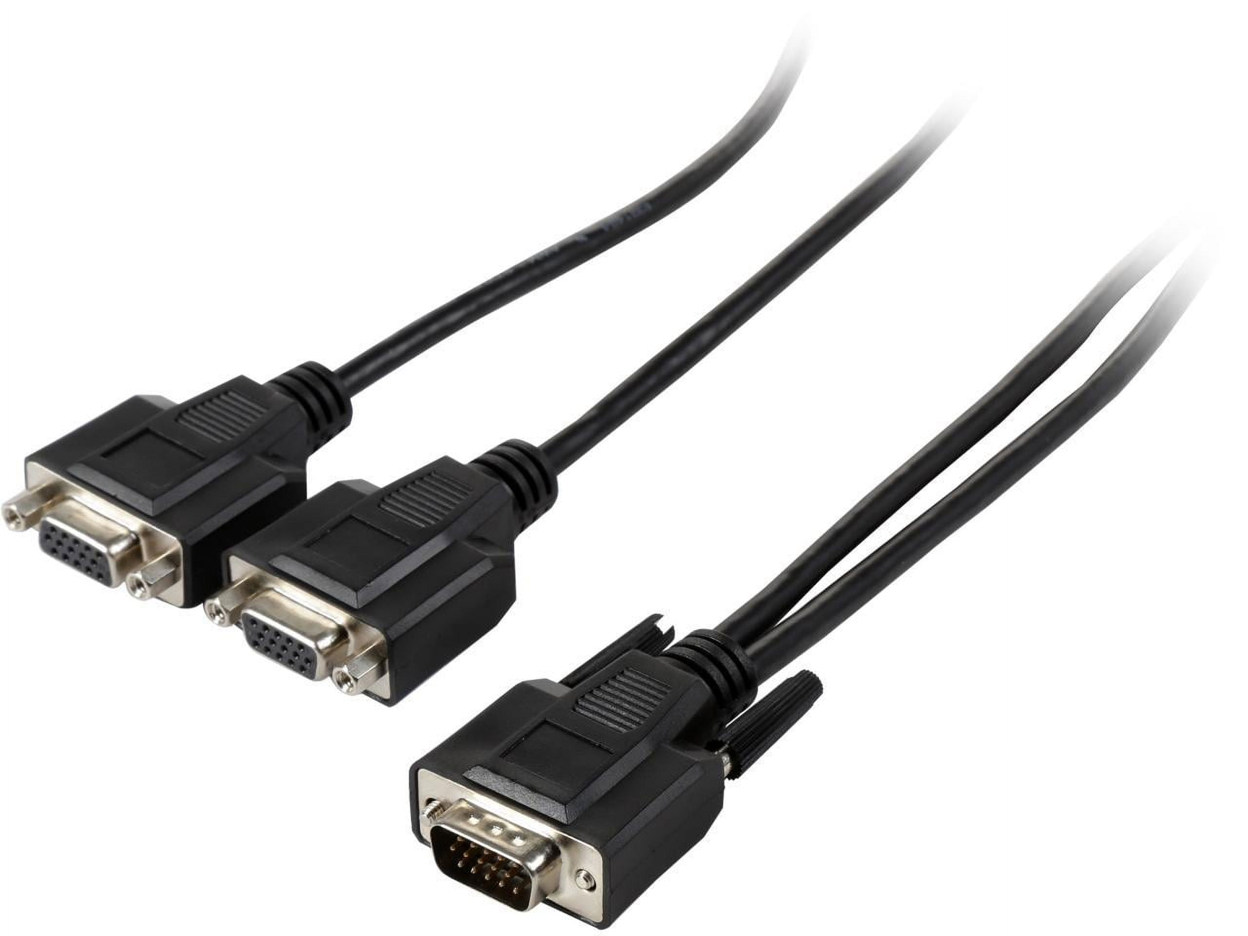 Tripp Lite P516-006-HR 6 ft. High Resolution VGA Monitor Y Splitter ...