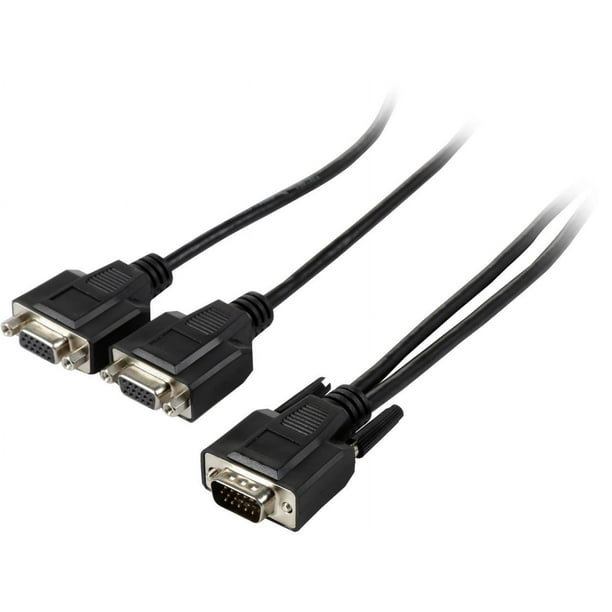 Tripp Lite P516-006-HR 6 ft. High Resolution VGA Monitor Y Splitter ...