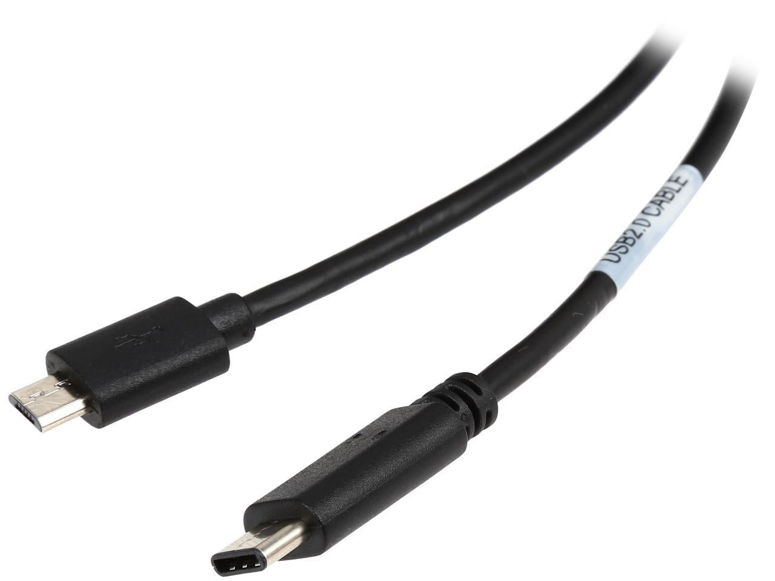 Tripp Lite U040-006-MICRO 6 ft. Black USB 2.0 Hi-Speed Cable (Micro-B ...