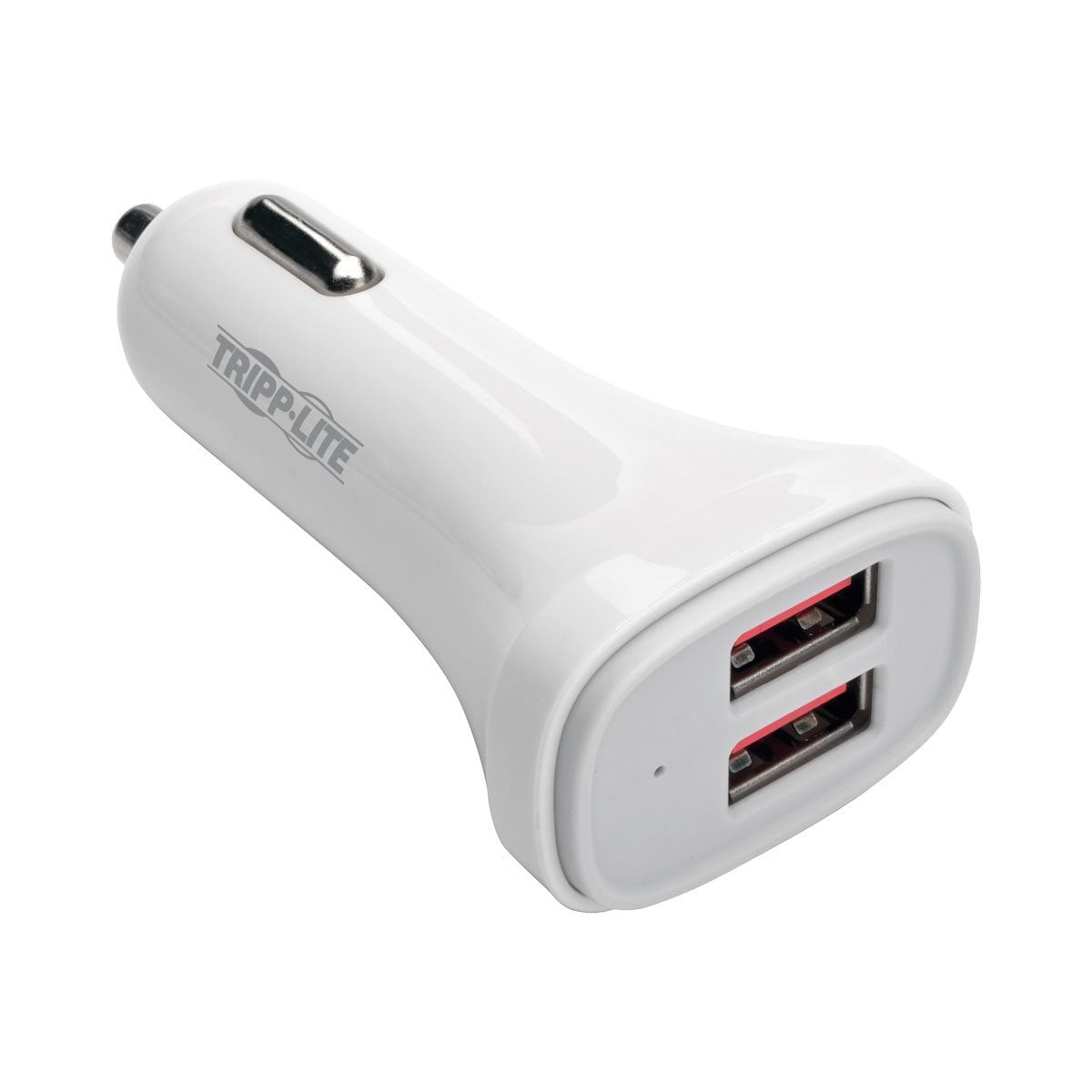 Tripp Lite U280-C02-S2 Dual-Port USB Car Charger for Tablets and Cell Phones, 5V 4.8A (24W ...