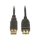 Tripp Lite USB 2.0 Gold Extension Cable, 3', U024-003 - Walmart.com