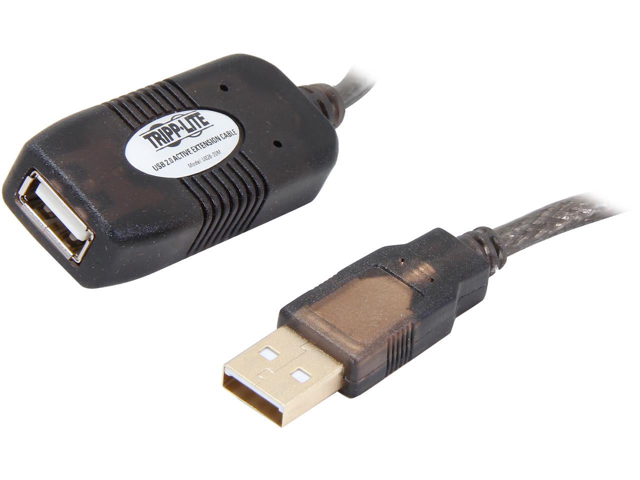 Tripp Lite USB 2.0 Hi-Speed Active Extension Repeater Cable (M/F), USB ...