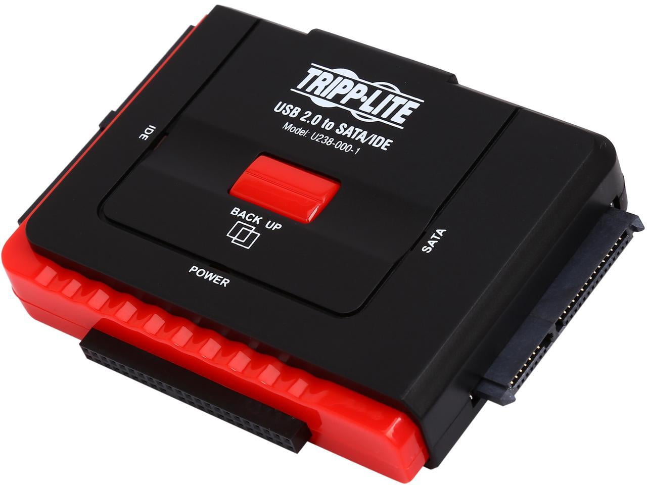 Tripp Lite USB 2.0 to Serial ATA (SATA) and IDE Adapter for 2.5in / 3 ...