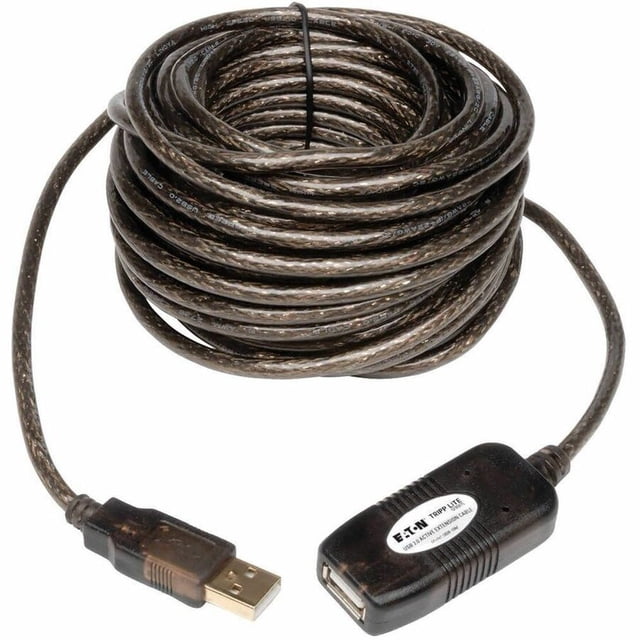 "Tripp Lite USB Active Extension Cable, USB 2.0 A Male to A Female ...