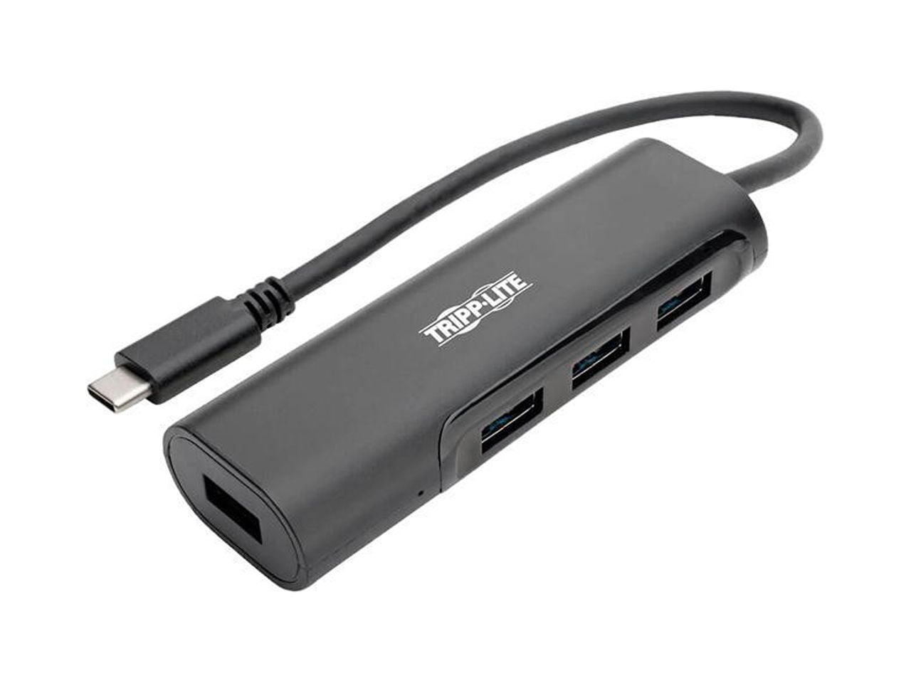 Tripp Lite USB C Hub 4-Port w/ 4x USB-A Portable Compact USB Type C ...