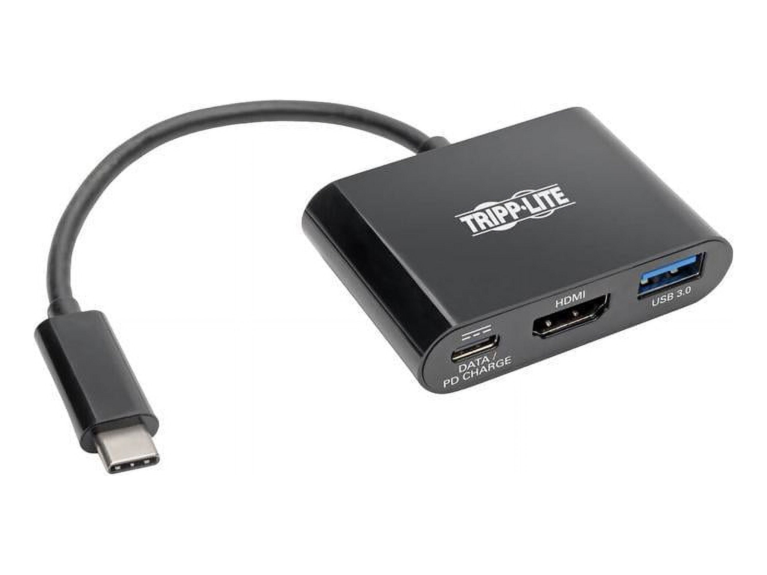 Tripp Lite USB C to HDMI Multiport Adapter w/USB Hub PD Charging USB Type C (U444-06N-H4UB-C ...