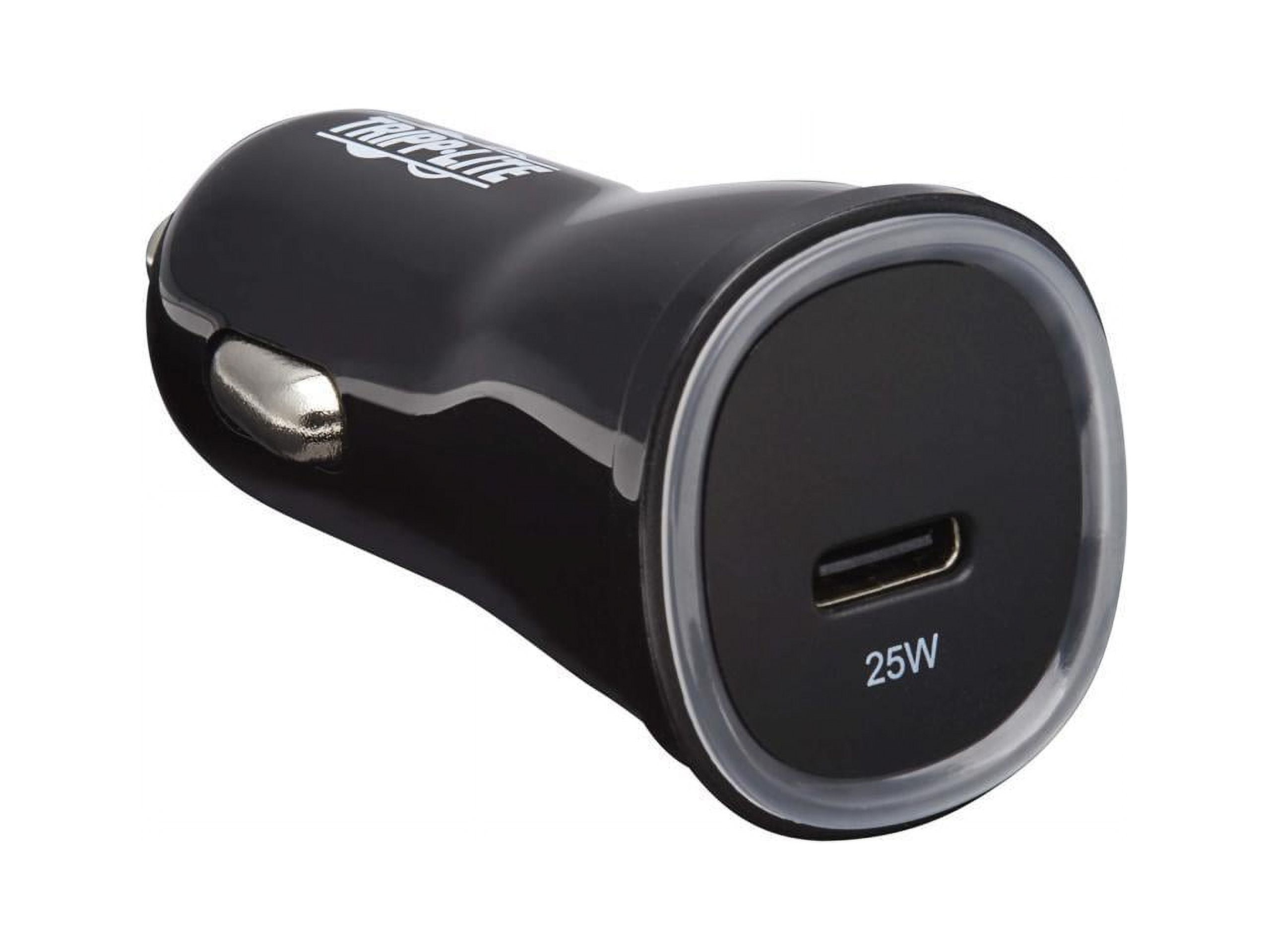 Tripp Lite USB Car Charger - 25W PD Charging - USB-C - Black U280-C01-25-1B - Walmart Business ...