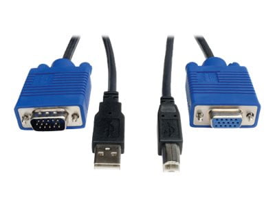 Tripp Lite USB KVM Cable Kit For The B006-004-R KVM Switch, 6', Light ...
