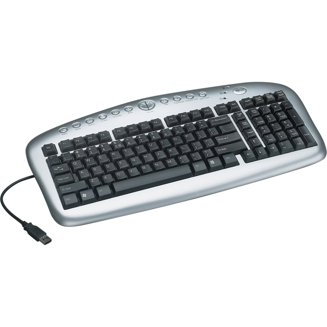 Tripp Lite USB Multimedia Keyboard Notebook / Laptop Computer ...