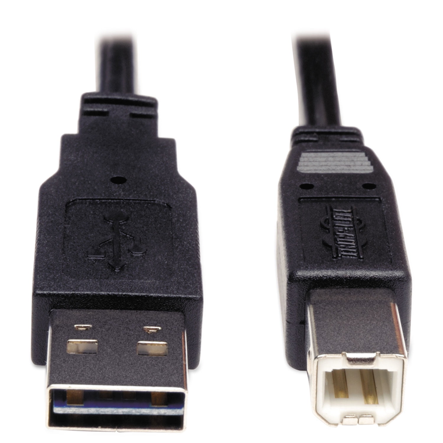Tripp Lite Universal Reversible USB 2.0 A-Male to B-Male Device Cable ...