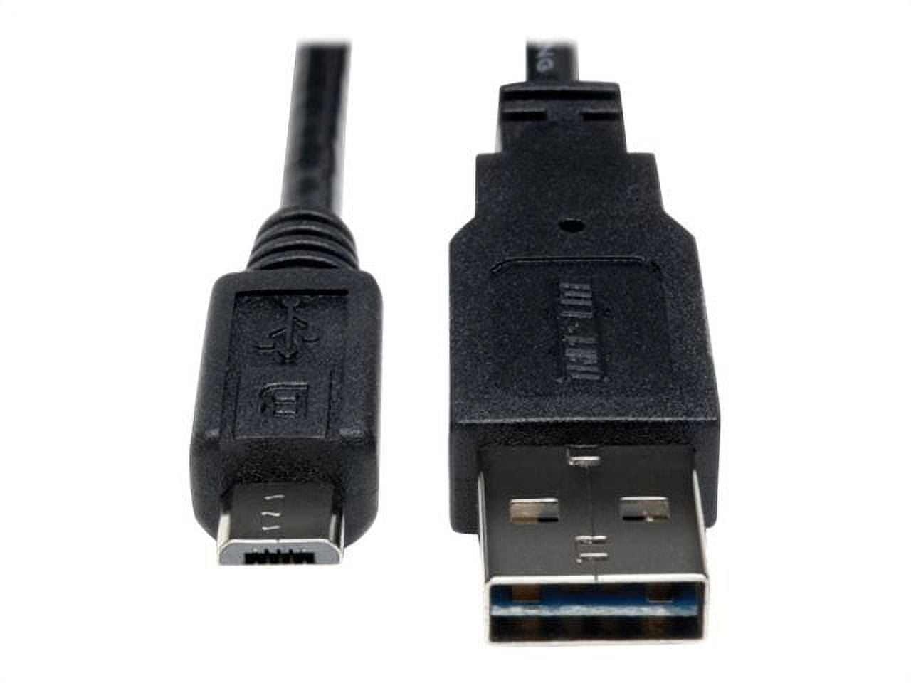 Tripp Lite Ur050-003 Usb 2.0 Universal/reversible A To Micro-usb B ...