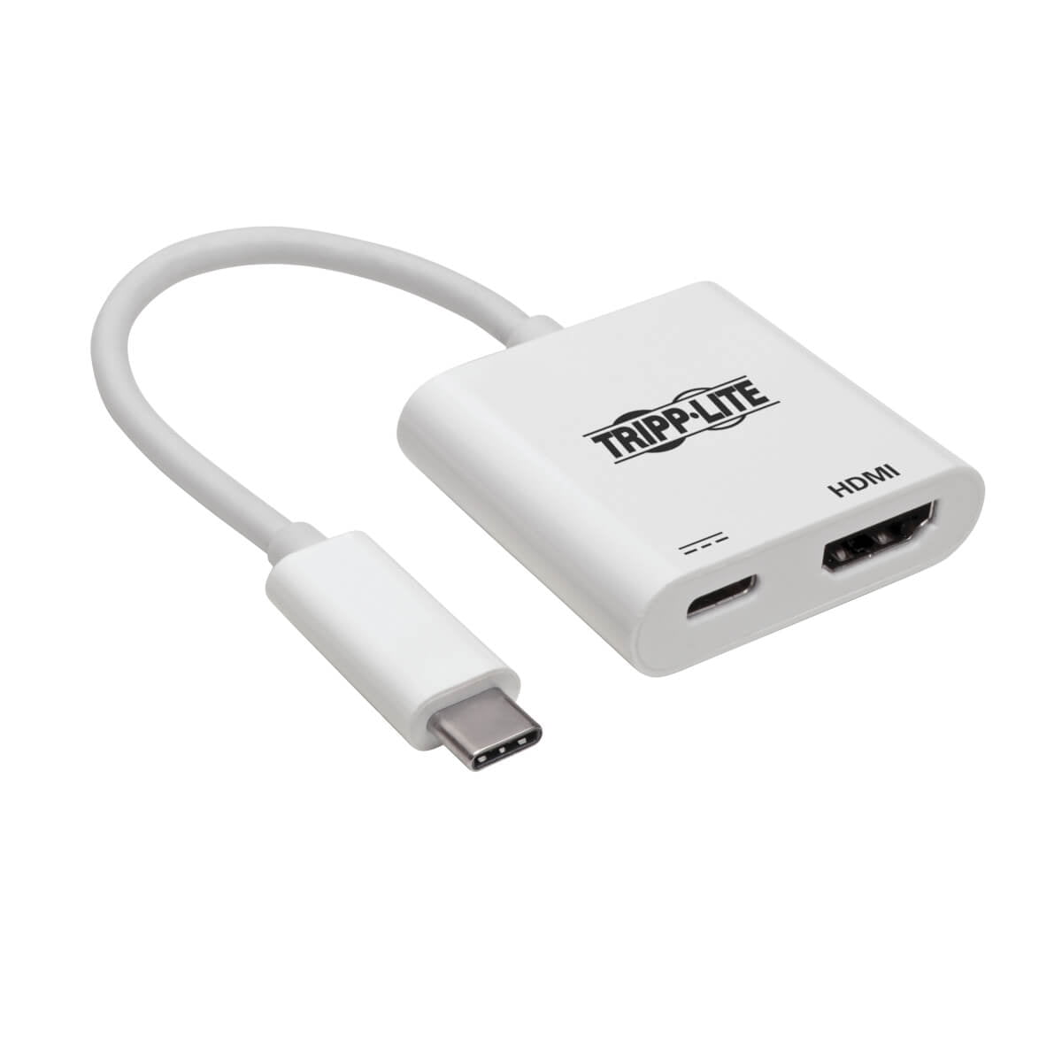 Tripp Lite Usb C Adapter Converter 4k Hdmi Pd Usb Type C M/f White ...