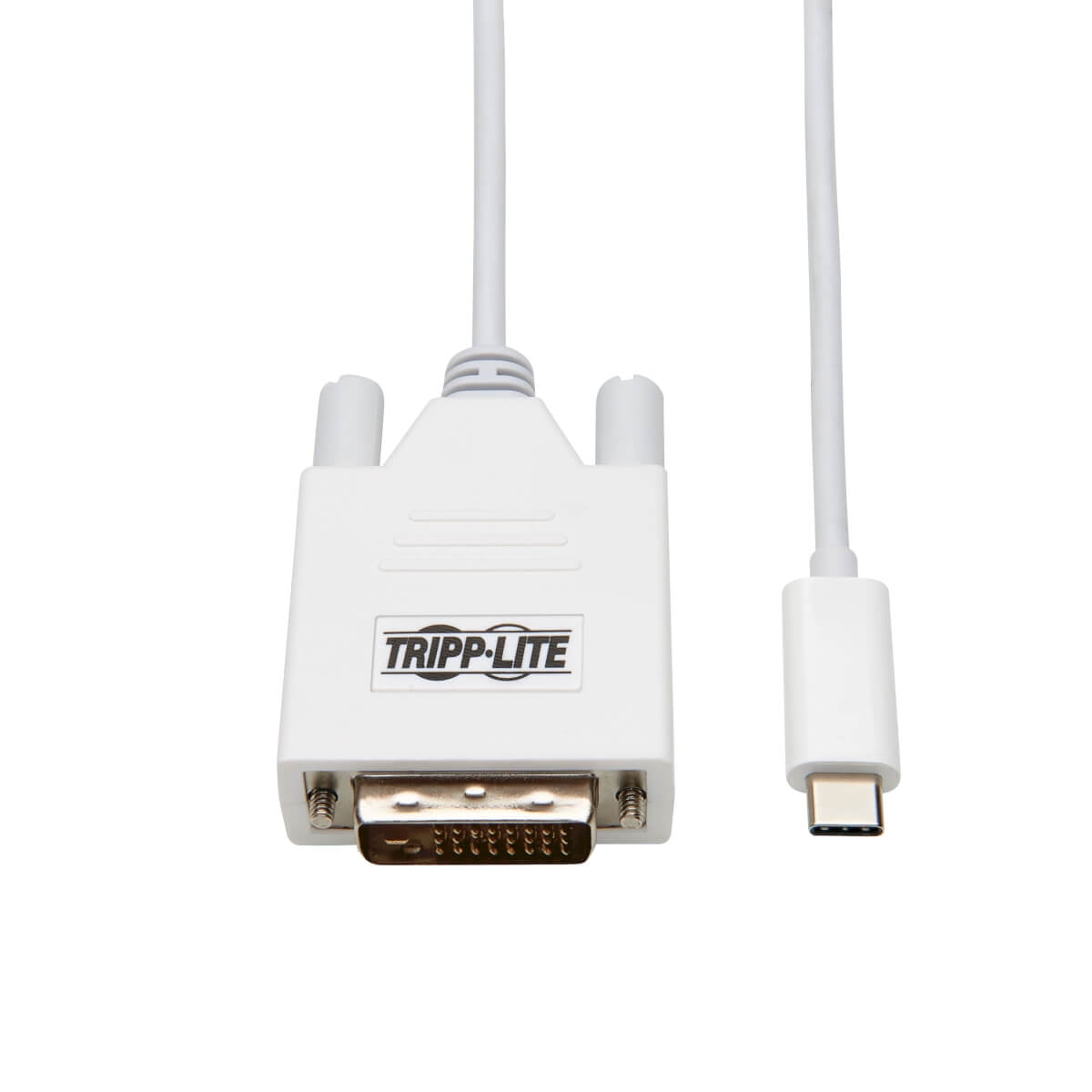 Tripp Lite Usb C To Dvi Adapter Cable Usb 3.1 1080p M/m Usb-c White ...