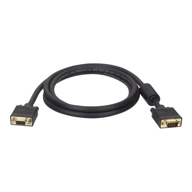 "Tripp Lite VGA Coax Monitor Extension Cable, High-Resolution, HD15 M/F ...