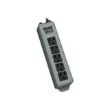 Tripp Lite 5 Outlet Power Strip Gray and Black (602-15) - Walmart.com