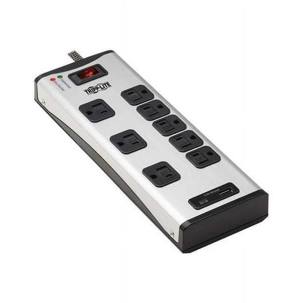 Tripp Lite Surge Protector Power Strip 8-Outlet with USB-A & USB C ...