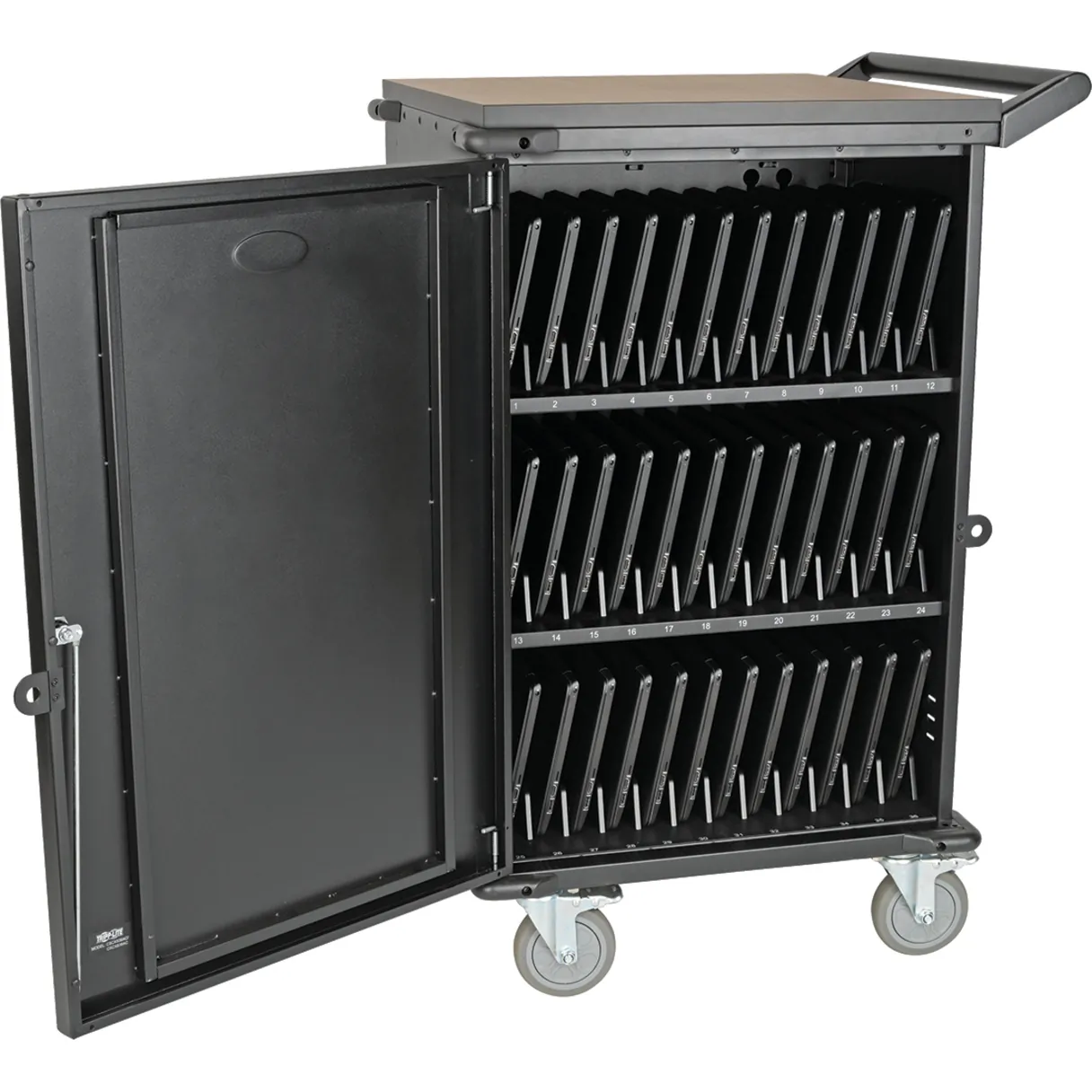 Tripp Lite by Eaton Multi-Device Charging Cart, 36 AC Outlets ...