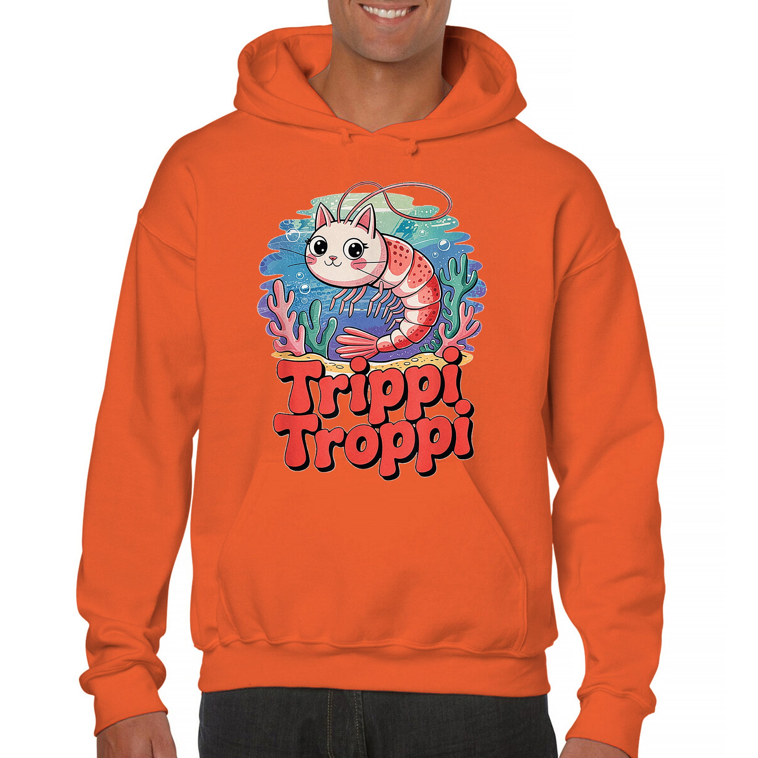 Trippi Troppi Shrim Cat Unisex Hoodie Italian Brainrot Gen Z Alpha Meme ...