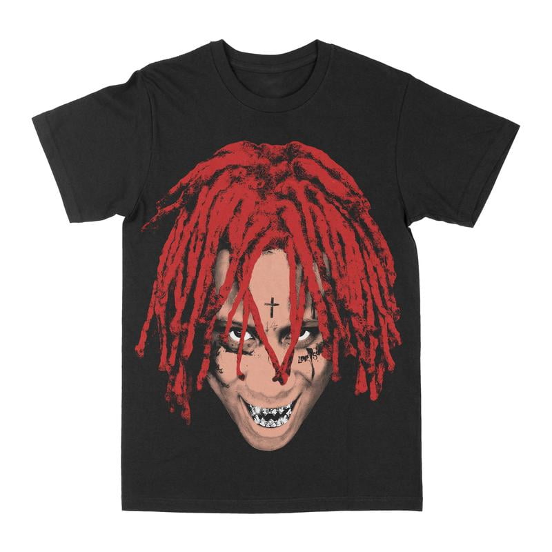Trippie Redd Big Face Graphic Unisex Comfort Tee T Shirt, Color: Pepper ...
